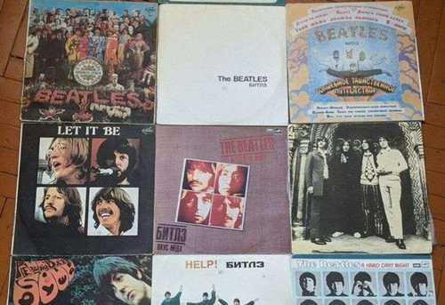 Коллекция пластинок Битлз (Beatles)