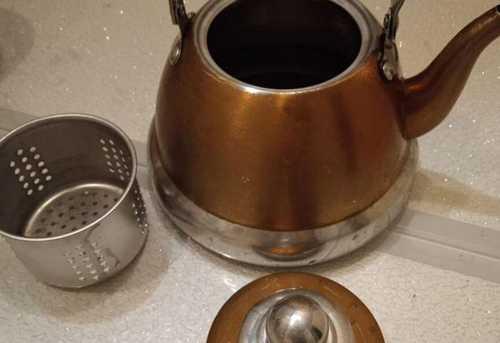 Заварочный чайник металл