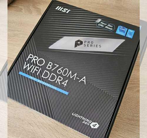 Новая MSI PRO B760M-A wifi DDR4