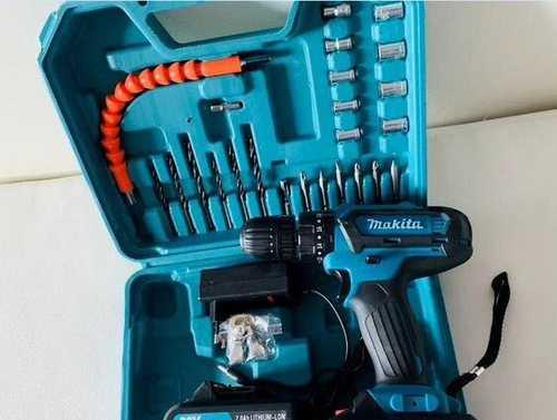 Шуруповерт Makita 38V с битами ударный