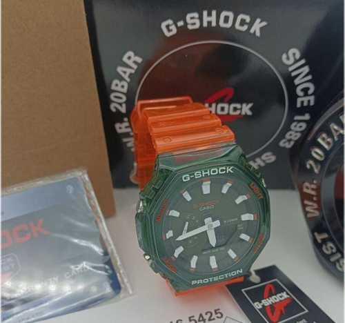 Часы Casio G-Shock GA-2100 оранжевый
