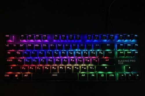 Механическая игровая клавиатура blazing pro rgb