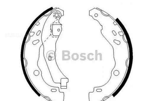 Bosch 0 986 487 627 Колодки тормозные барабанные з