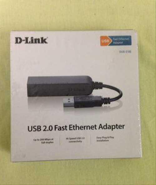 D-link USB 2.0 Fast Enternet Adapter