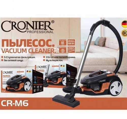 Cronier Бытовой пылесос CR-M6, коричневый
