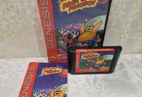 Toejam earl in panic on funkotron sega genesis