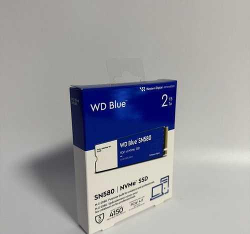 Новый SSD накопитель WD Blue 2 TB