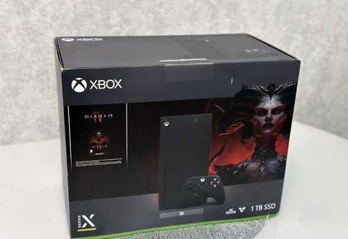 Xbox Series X 1TB + Diablo IV Новая