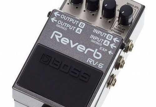 Boss RV-6 Reverb педаль новая