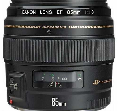 Объектив Canon EF 85mm f/1.8 USM,Новый