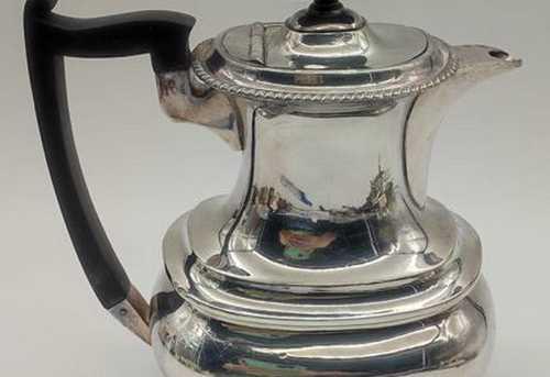 Кофейник серебрение, латунь, высота 21 см, сер. X