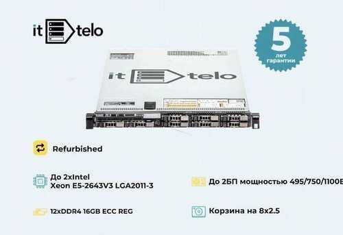 Сервер dell PowerEdge R630 на 10-30 пользователей