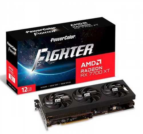 Видеокарта PowerColor RX7700XT Fighter