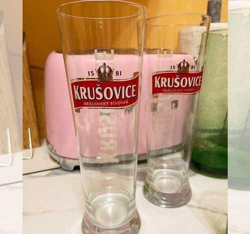 Пивные бокалы Krusovice