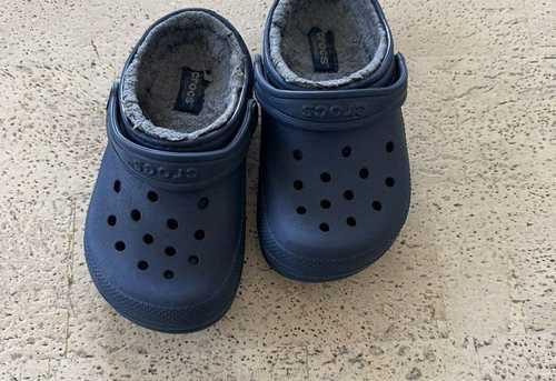 Утепленные сабо crocs c11