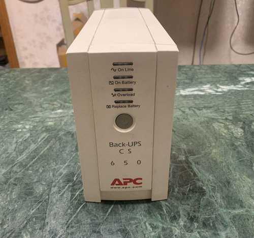 Ибп APC Back-UPS CS 650