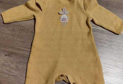 Вязаный комбинезон mothercare 54р