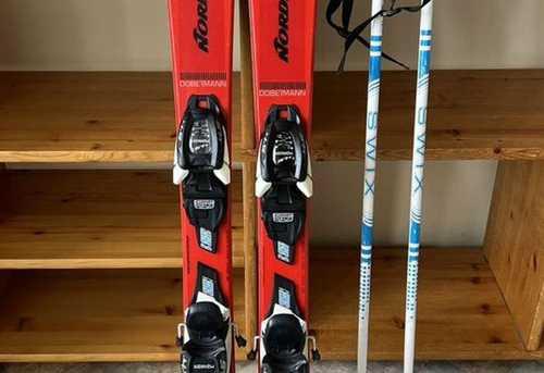 Горные лыжи детские 100 комплект