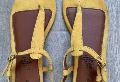 Босоножки женские желтые 36 размер H&M