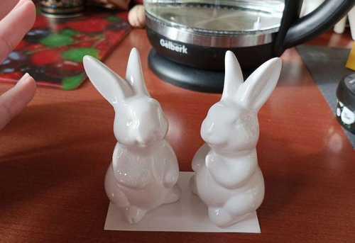 Набор солонок для специй пасхальные кролики зайцы