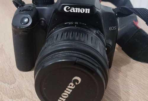 Зеркальный фотоаппарат canon EOS 1000d