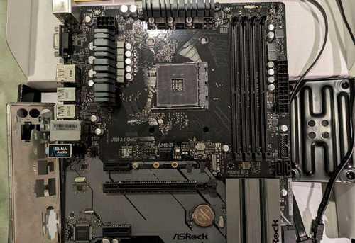 Комплект Asrok B450 Pro4 + DDR4 16Gb Trident Z RGB