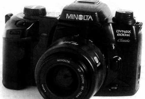 Плёночный фотоаппарат minolta Dynax 600si Classic