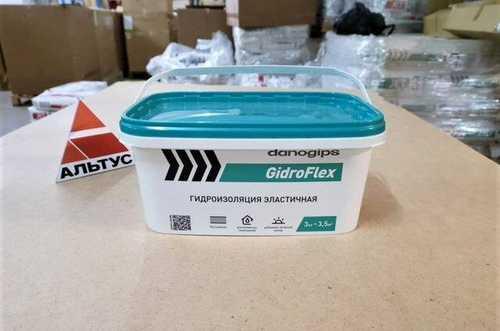 Гидроизоляция эластичная Danogips GidroFlex 3 кг