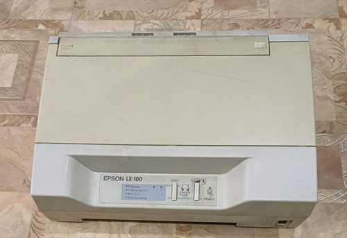 Матричный принтер epson LX-100