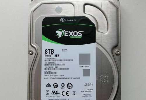 HDD 8Tb жёсткий диск SATA Seagate Exos