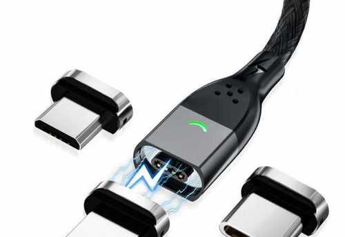 Магнитный кабель Fonken USB-C/micro-usb