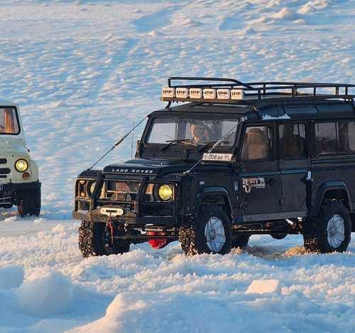 Rc Lang Rover Defender D-110. RC4WD team raffee