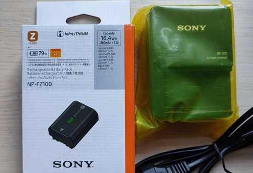 Sony np-FZ100 + Sony BC-QZ1 Новый комплект
