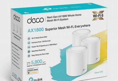 Бесшовный Mesh роутер TP-Link deco X20(3-pack)