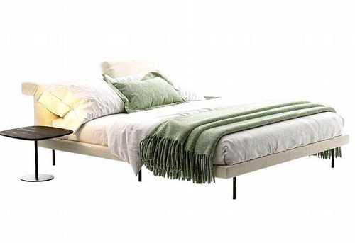 Двуспальная Дизайнерская кровать с лофт дизайном