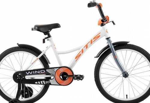 Велосипед sitis wind 20 (2023) White-Orange Tag167