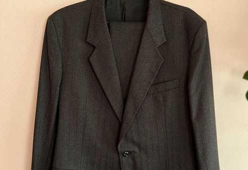 Винтажный пиджак костюм шерсть