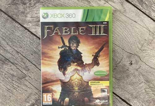 Fable III Xbox 360 игры диск лицензия