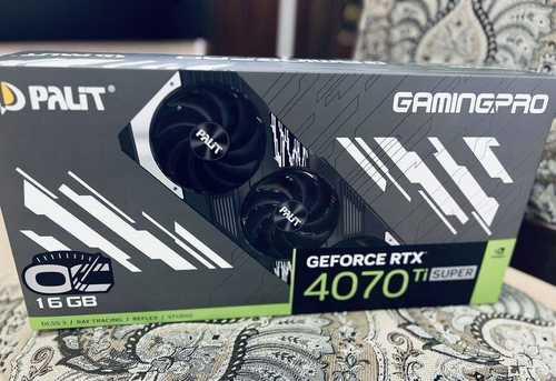 Видеокарта Palit RTX4070Ti super gamingpro OC 16GB