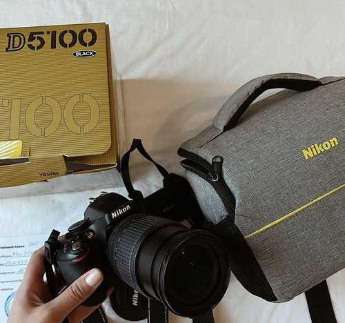 Зеркальный фотоаппарат nikon d5100 kit 18-105 VR