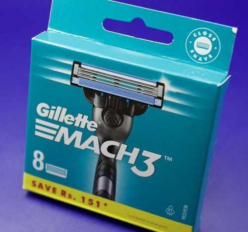 Gillette Mach3 - 8 шт Импорт