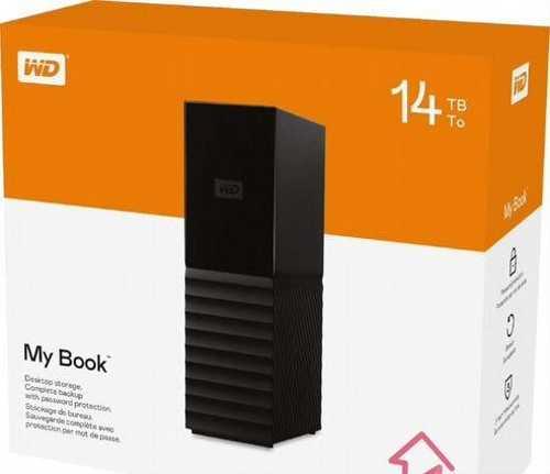 Новый внешний USB жёсткий диск WD 14tb