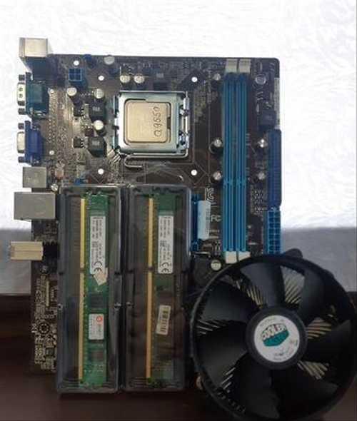 Материнская плата 775+Q9550+DDR3-8Gb+Кулер