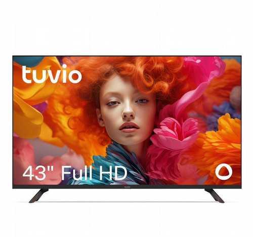 43” Телевизор Tuvio Full HD dled YaOS, черный