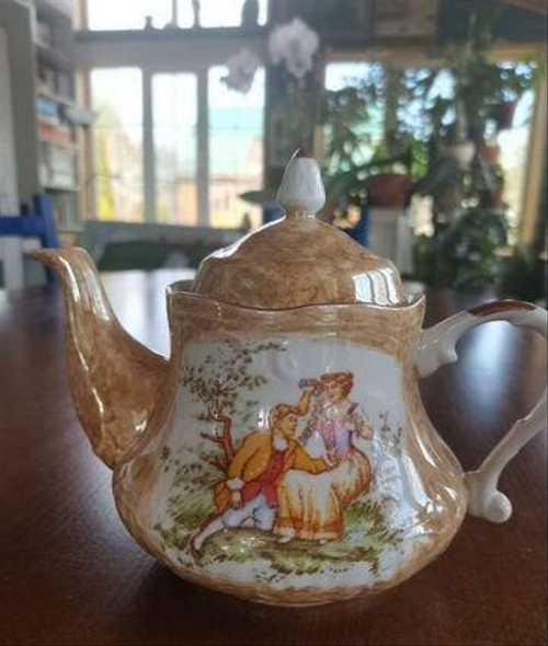 Заварочный чайник литровый,porcelana Польша