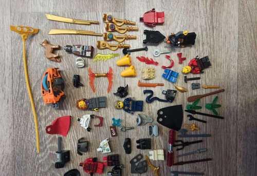 Lego детали, оружия, декор части-олежда от фигурок