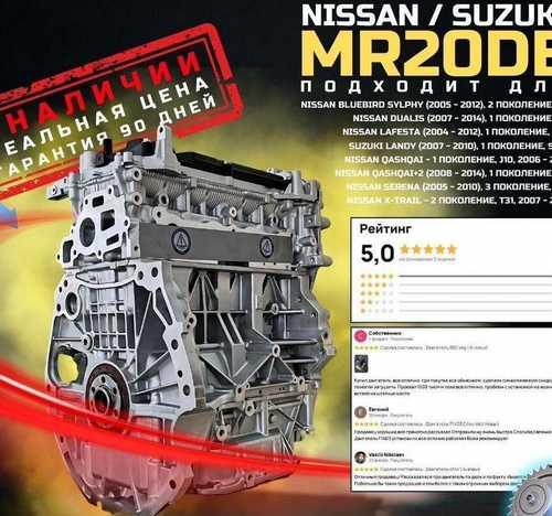 Двигатель MR20DE Nissan(2.0 )