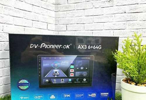 Android магнитола 6+64 Gb Pioneer AX3 Carplay+wifi