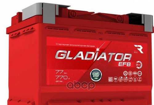 Аккумулятор gladiator EFB 77 Ah, 770 A, 276x175