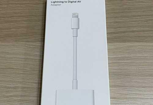 Переходник Apple Lightning to Digital AV (hdmi)